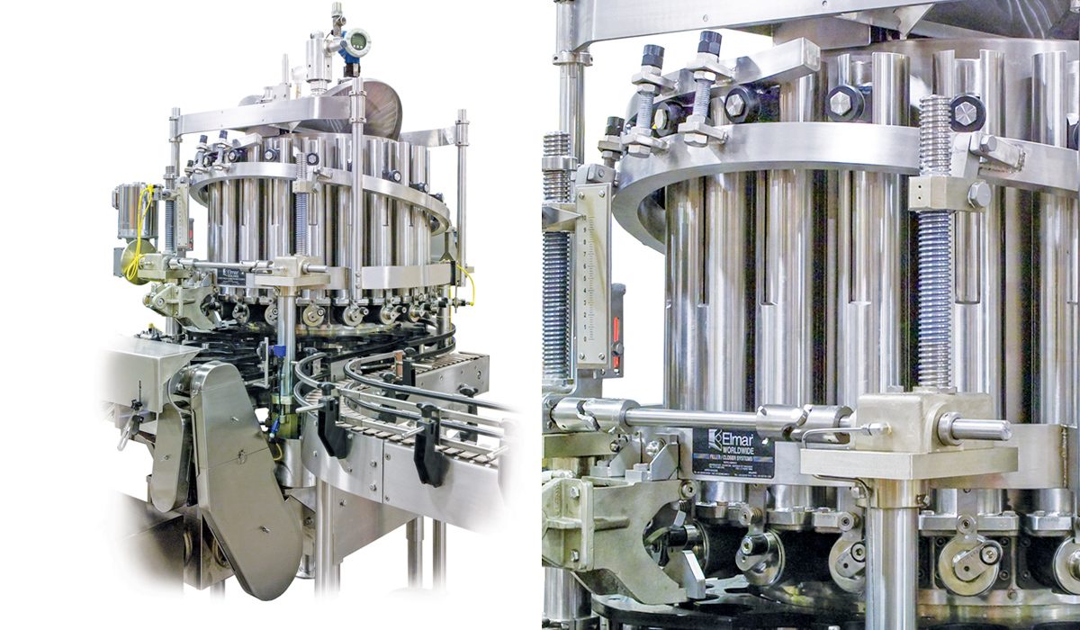 Elmar Rotary Piston Filler Machines for Liquid Filling Systems